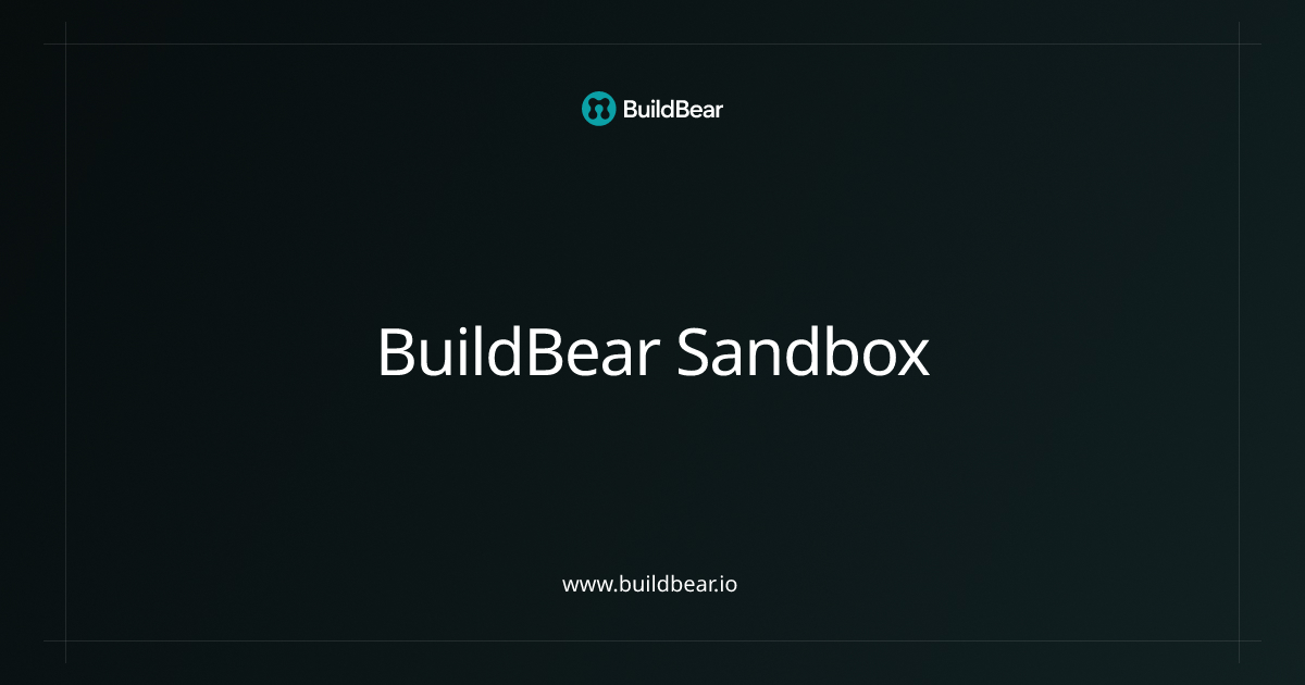 BuildBear Sandbox - Secure & Cloud Enabled EVM Sandbox