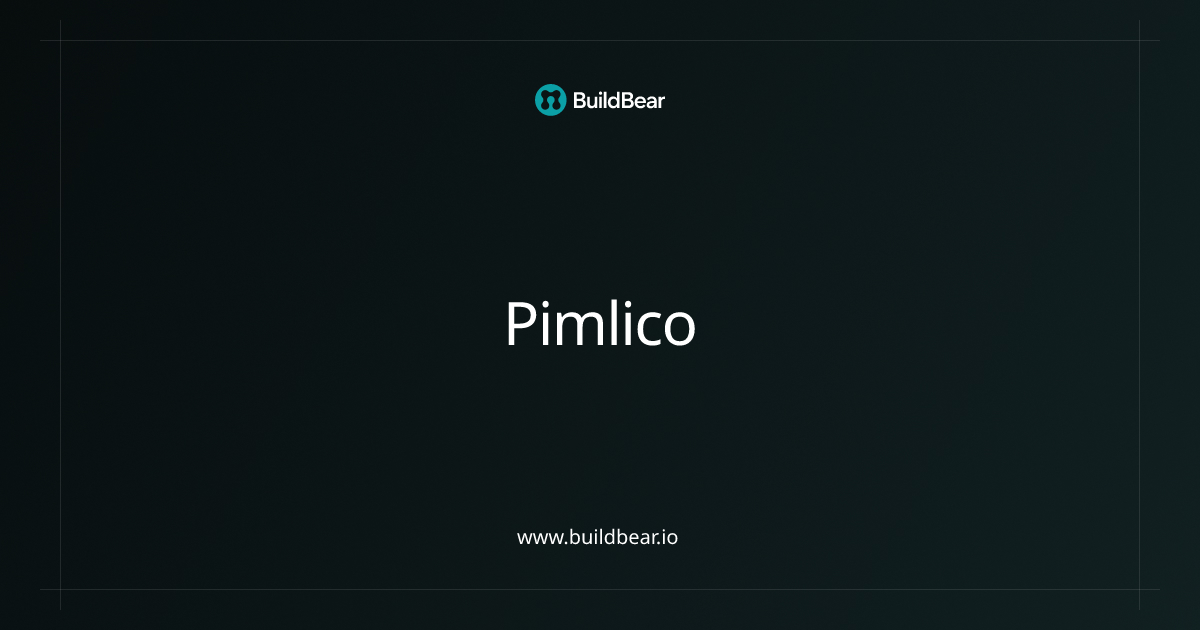 Docs - Pimlico - BuildBear Labs