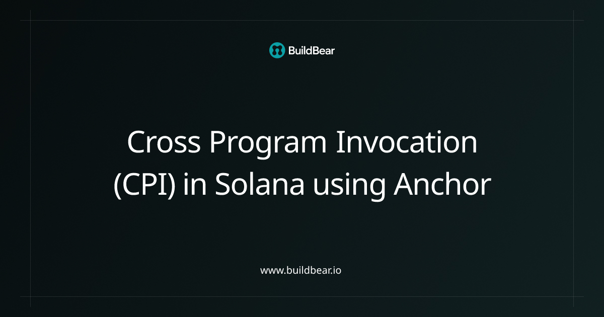 Docs - Cross Program Invocation (CPI) in Solana using Anchor ...